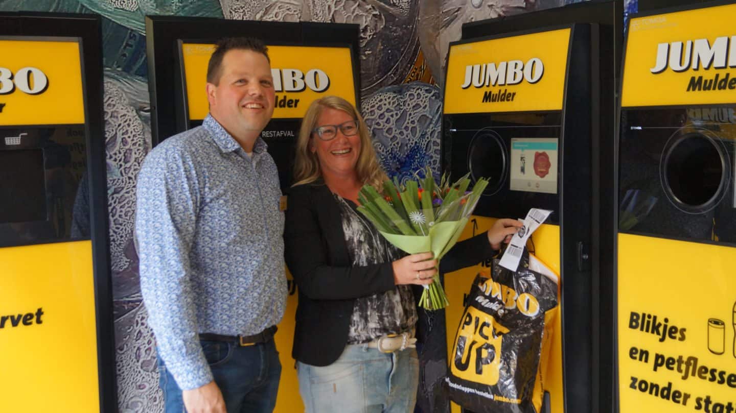 Grootste recyclingstation van Nederland opent bij Jumbo Beilen